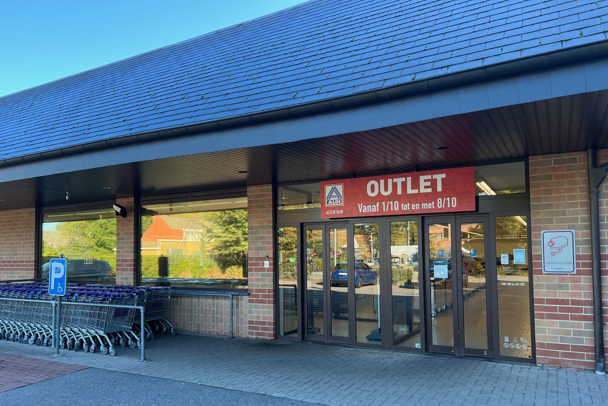 Aldi opent tijdelijke outletstore in oude vestiging | GVA